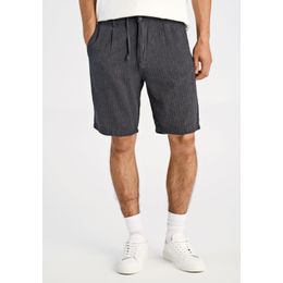 Shorts Junk De Luxe "Leinenshorts Relaxed Fit", Herren, Gr. L, schwarz, Obermaterial: 55% Baumwolle, 45% Leinen, relaxed fit, Hosen Shorts