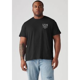 LEVI'S&reg; PLUS T-Shirt LEVI'S PLUS "LV T-Shirt LSE_BIG", Herren, Gr. 5XL (76/78), schwarz, Jersey, Obermaterial: 100% Baumwolle, bequem h&uuml;ftbedeckend, Rundhals, Shirts T-Shirt, in bequemer Passform