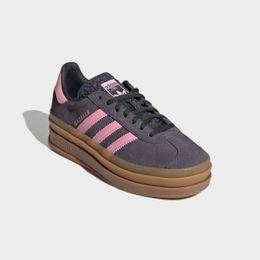 Plateausneaker adidas originals "GAZELLE BOLD", M&auml;dchen, Gr. 37, aurora onix, bliss pink, carbon, Leder, Synthetik, Schuhe Plateausneaker, f&uuml;r Kinder & Jugendliche