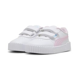 Sneaker Puma "Carina 3.0 Jelly Heaven Sneakers M&auml;dchen", Damen, Gr. 23, wei&szlig; pearl pink, Obermaterial: Textil, Synthetik. Futter: Textil. Innensohle: Textil. Laufsohle: Gummi, Schuhe Sneaker