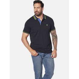 Poloshirt Jan Vanderstorm "Poloshirt VOLKBERT", Herren, Gr. L, schwarz, Obermaterial: 100% Baumwolle CO., Shirts