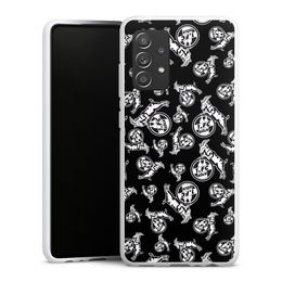 DeinDesign Galaxy A52s 5G Handy Silikon H&uuml;lle Case wei&szlig; Handyh&uuml;lle Muster 1. Fc K&ouml;ln Official Licensed Product Silikon Case