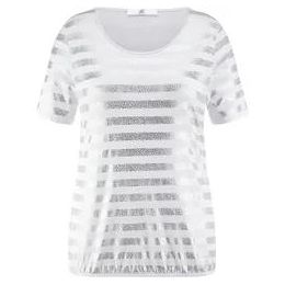Rundhals-Shirt Emilia Lay weiss, 50