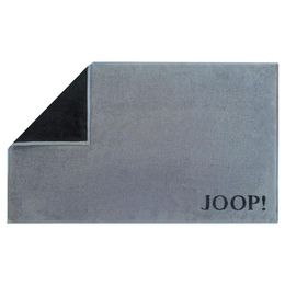 JOOP! Badematte Classic Doubleface, Anthrazit, Schwarz, Textil, Uni, rechteckig, 50x80 cm, Made in Germany, Oeko-Tex&reg; Standard 100, f&uuml;r Fu&szlig;bodenheizung geeignet, beidseitig verwendbar, schadstoffgepr&uuml;ft, Badtextilien, Badematten