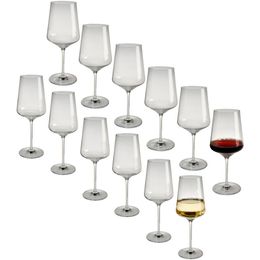 Ritzenhoff Gl&auml;serset Sonnenschliff, Klar, Glas, 12-teilig, 9.3x22.5x9.3 cm, Fsc, Made in Germany, Essen & Trinken, Gl&auml;ser, Gl&auml;ser-Sets