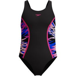 Speedo HYPERBOOM SPLICE MUSCLEBACK Badeanzug M&auml;dchen - Gr&ouml;&szlig;e 140 - schwarz