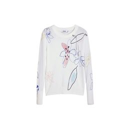 Desigual Pullover Damen Gr&ouml;&szlig;e S mischfarben / wei&szlig;
