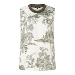More & More More & More Bluse 'Jungle' Damen Gr&ouml;&szlig;e XXL khaki / offwhite