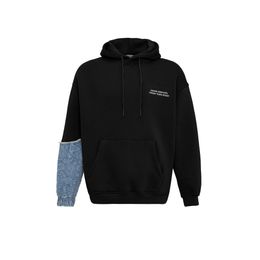 Vamos Clo Sweatshirt Herren Gr&ouml;&szlig;e XL hellblau / schwarz / wei&szlig;
