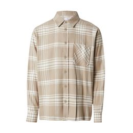 DAN FOX APPAREL Hemd 'Janosch' Herren Gr&ouml;&szlig;e XXL beige / wei&szlig;