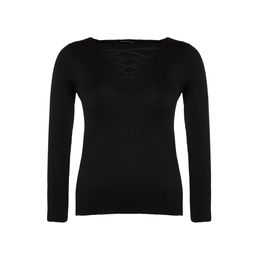 Trendyol Curve Pullover Damen Gr&ouml;&szlig;e XXL schwarz