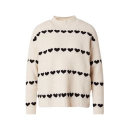 ABOUT YOU Pullover 'Marcella' Damen Gr&ouml;&szlig;e L beige / schwarz