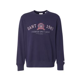 Gant Sweatshirt Herren Gr&ouml;&szlig;e M dunkelblau / rot / offwhite