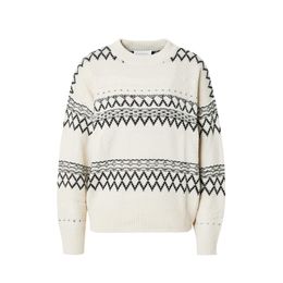 Sisters Point Pullover 'HESA' Damen Gr&ouml;&szlig;e L hellbeige / schwarz