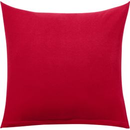 w&auml;schepur w&auml;schepur Bettw&auml;sche, Rot, Gr. 80x80 cm, - 2 Kissenbez&uuml;ge, Bettw&auml;sche, 100% Baumwolle