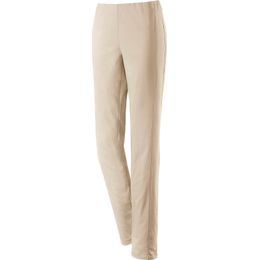 Stehmann Comfort line Damen Hose mit Dehnbund, Viskose-Qualit&auml;t, sand, Gr&ouml;&szlig;e 54