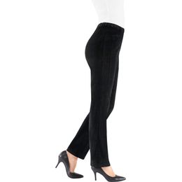 WITT Damen Schlupfhose mit optisch streckender Ziernaht, schwarz, Gr&ouml;&szlig;e 24