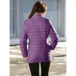 WITT Damen Steppjacke mit kontrastfarbigem Futter, pflaume, Gr&ouml;&szlig;e 52
