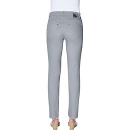 Ascari Damen Stretch-Jeans in R&ouml;hren-Form, grau, Gr&ouml;&szlig;e 36