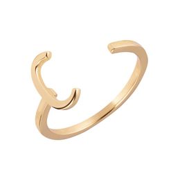 Design Letters Ring female Gold size 1