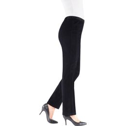 WITT Damen Schlupfhose mit optisch streckender Ziernaht, marine, Gr&ouml;&szlig;e 46