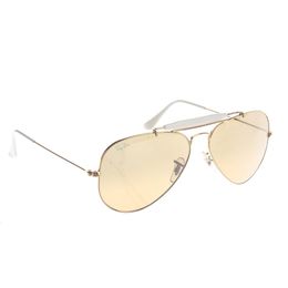 Ray-Ban Sonnenbrille Damen Gr&ouml;&szlig;e One Size Second Hand gold