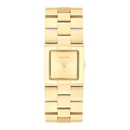 Calvin Klein Analog Watch 'MERIDIAN' female Gold size One Size