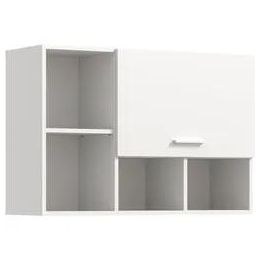 H&auml;ngeschrank Welltime "FALAS, TOPSELLER Breite 95cm, 1 Klappe, 5 F&auml;cher", wei&szlig; nb, B:95cm H:64cm T:34cm, Schr&auml;nke, H&auml;ngeschrank, Schrank, Wandschrank, Badschrank, W&auml;scheschrank