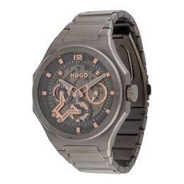 Hugo Analog Watch '#GRAIL SKELETON' male Grey size One Size