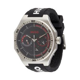 Hugo Analog Watch '#GRAIL' male Black size One Size