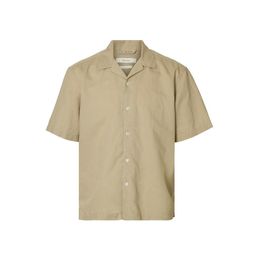 Selected Button Up Shirt 'SLHClay' male Beige size XXL