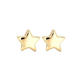 Elli Premium Earrings 'Sterne' female Gold size One Size