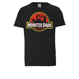 logoshirt Shirt 'Cookie Monster - Monster Park' male Black size XXL