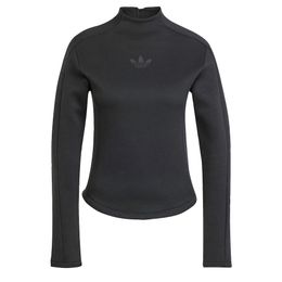 adidas originals Sweatshirt 'Structured Interlock Long Sleeve' female Black size XS