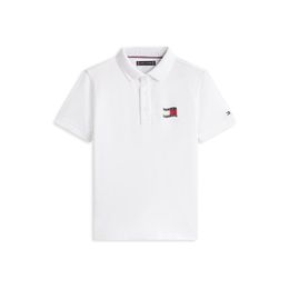 Tommy Hilfiger Poloshirt Jungen Gr&ouml;&szlig;e 104 marine / blutrot / wei&szlig;
