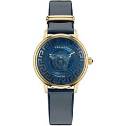 Versace Analog Watch female Blue size One Size