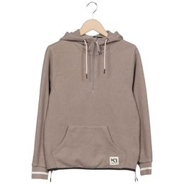KARI TRAA Kapuzenpullover Damen Gr&ouml;&szlig;e S Second Hand beige