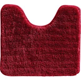 HEINE HOME unisex Badgarnitur weinrot Gr&ouml;&szlig;e 47x50 cm + 45x50 cm - Deckelbezug + WC Vorlage ohne Ausschnitt