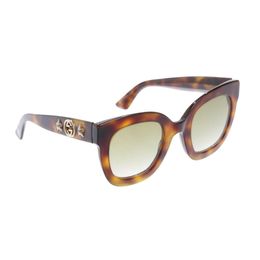 Gucci Sonnenbrille Damen Gr&ouml;&szlig;e One Size Second Hand braun