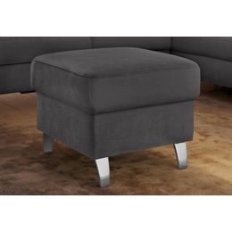 Sit & More Hocker SIT & MORE, B:58cm H:48cm T:58cm, grau, Luxus-Microfaser ALTARA NUBUCK (100% Polyester);Struktur (100% Polyester);Flachgewebe (90% Polyester;