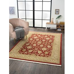 Teppich, B:160cm H:7,5mm L:230cm, rot, MyFlair M&Ouml;BEL & ACCESSOIRES, Polypropylen (PP), Wohnzimmer, Teppiche, "Maryam 1, LAGERR&Auml;UMUNG", Kurzflor,