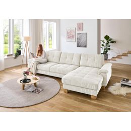 Ecksofa DIE PLANBAR, B:316cm H:86cm T:177cmnatur, 88% Polyester;12% Polyamid, Wohnzimmer, Sofas, "PP-LA19101 L-Form, Breite 316 cm", wahlweise mit