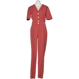 Very Cherry Overall oder Jumpsuit Damen Gr&ouml;&szlig;e L Second Hand rot