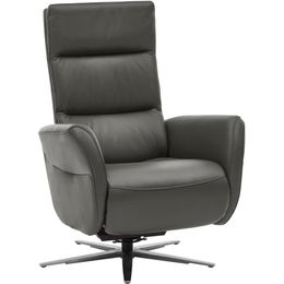 Relaxsessel DIE PLANBAR "PN-RS20038 mit Metallsternfu&szlig; inkl. Relaxfunktion und Kopfverstellung", torro grau, B:78cm H:109cm T:83cm, Sessel, Relaxsessel, 360 drehbar, mit Gasdruckverstellung