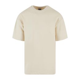 Urban Classics Damen T-Shirt "Urban Classics Light Terry T-Shirt Crew"sandwei&szlig;, Gr. XL, unifarben, 70% Baumwolle, 30% Polyester, Shirts