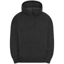 DROPSIZE Herren Kapuzenpullover "Dropsize Herren Dropsize Heavy Oversize Mid HD Hoodie"schwarz embossed, Gr. S, mehrfarbig, 70% Baumwolle, 30%
