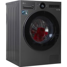 LG Waschmaschine "F4WX801YB", B:60cm H:89cm T:56,5cmschwarz, Waschmaschinen, digitales Touchdisplay