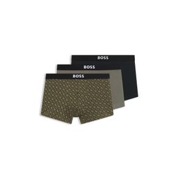 BOSS Herren Trunk "Trunk 3P BOSS ONE", Gr. Sopen miscellaneous 971, Jersey, Obermaterial: 95% Baumwolle, 5% Elasthan, Unterhosen, mittlere Bundh&ouml;he,