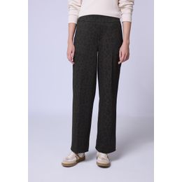 Damen Stoffhoseschwarz auburn braun, Gr. 36, STREET ONE STUDIO, Stoff, 67% Polyester, 28% Viskose, 5% Elasthan, Hosen, Middle Waist