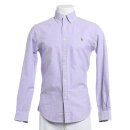 Polo Ralph Lauren Freizeithemd / Shirt / Polohemd langarm Herren Gr&ouml;&szlig;e S Second Hand lavendel